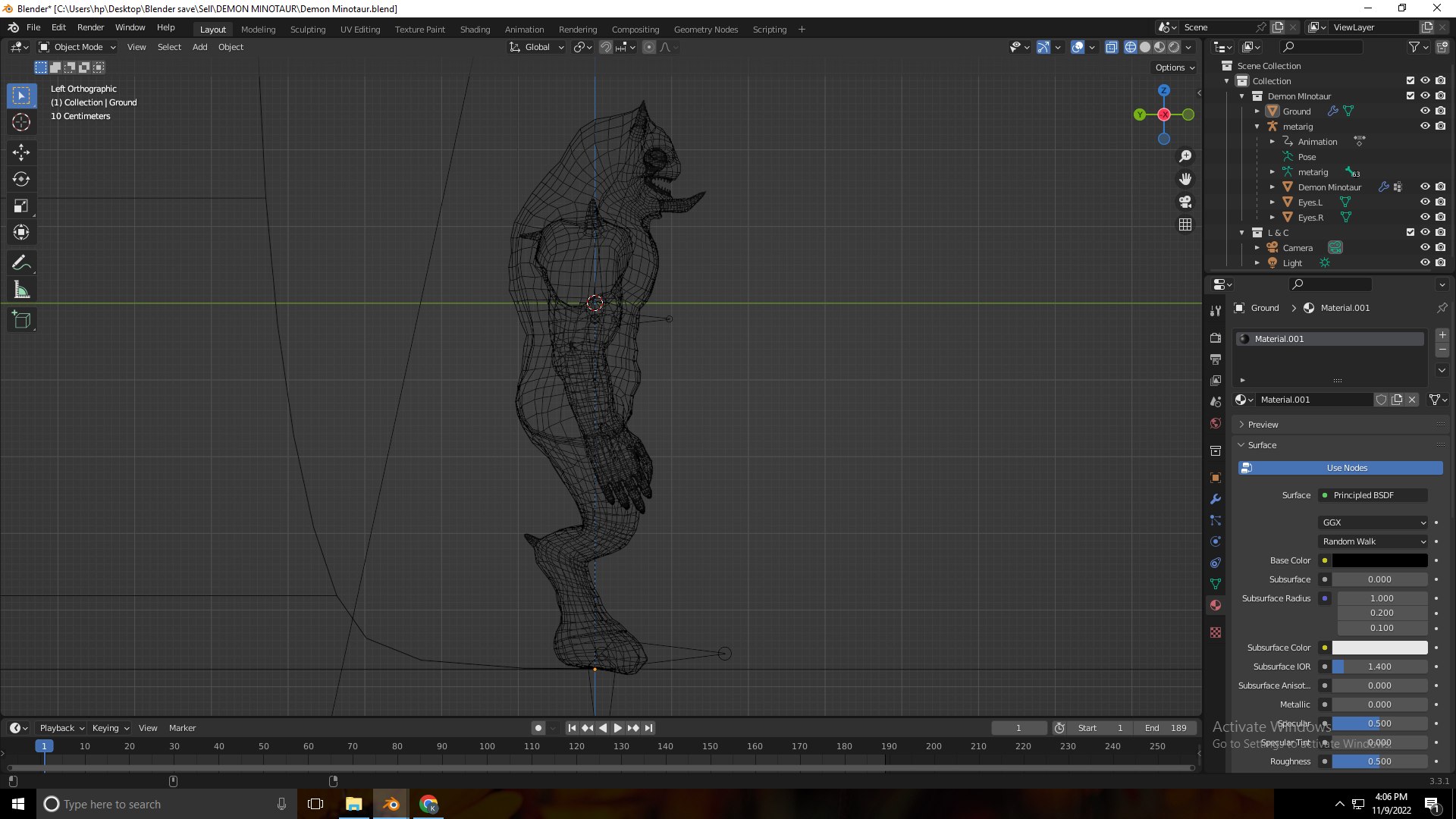 Demon Minotaur 3D Model - TurboSquid 2188060