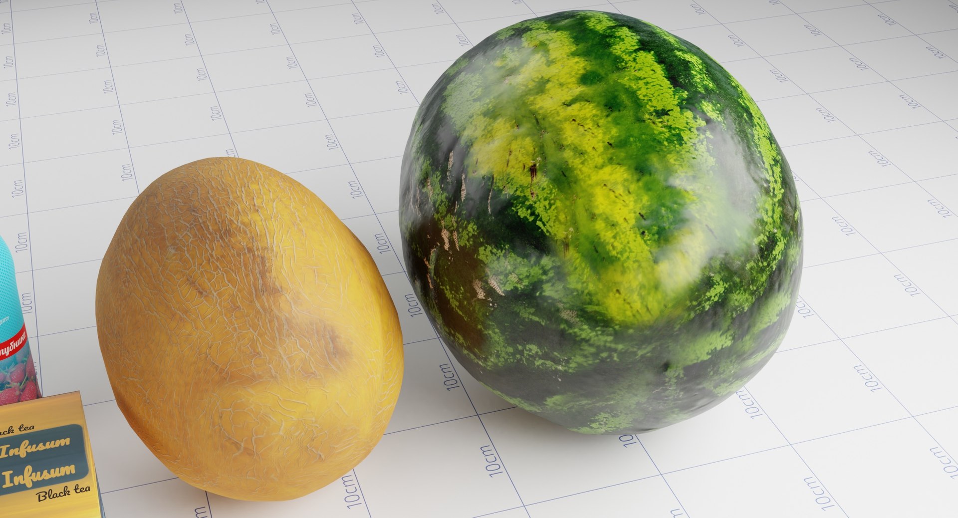 Food products 3D model - TurboSquid 1614198