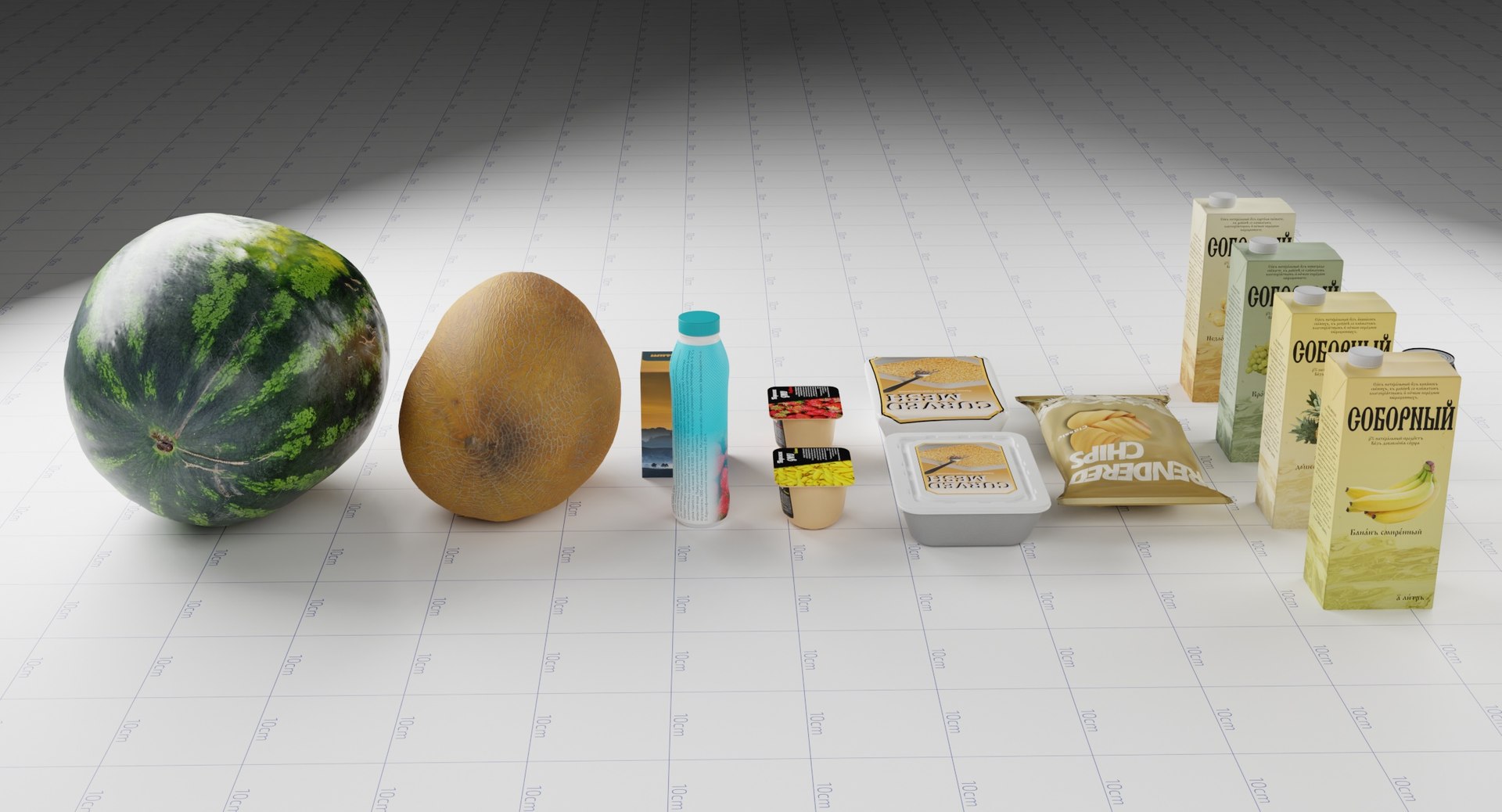 Food products 3D model - TurboSquid 1614198