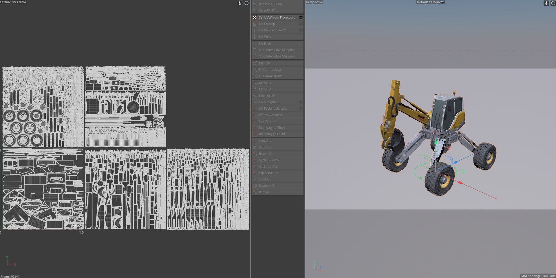 Menzi Muck M545x Spider Excavator 3D Model - TurboSquid 2241261