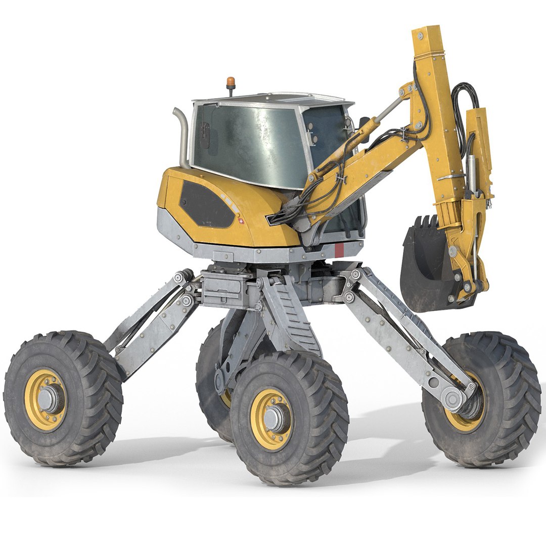 Menzi Muck M545x Spider Excavator 3D Model - TurboSquid 2241261