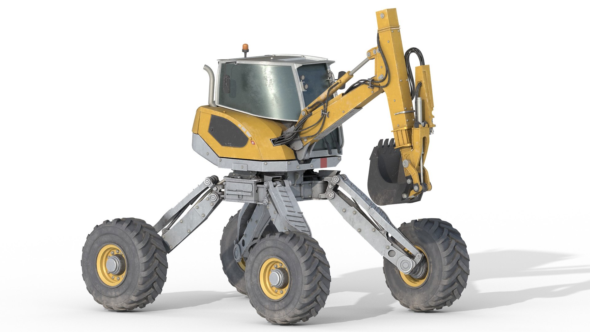 Menzi Muck M545x Spider Excavator 3D Model - TurboSquid 2241261