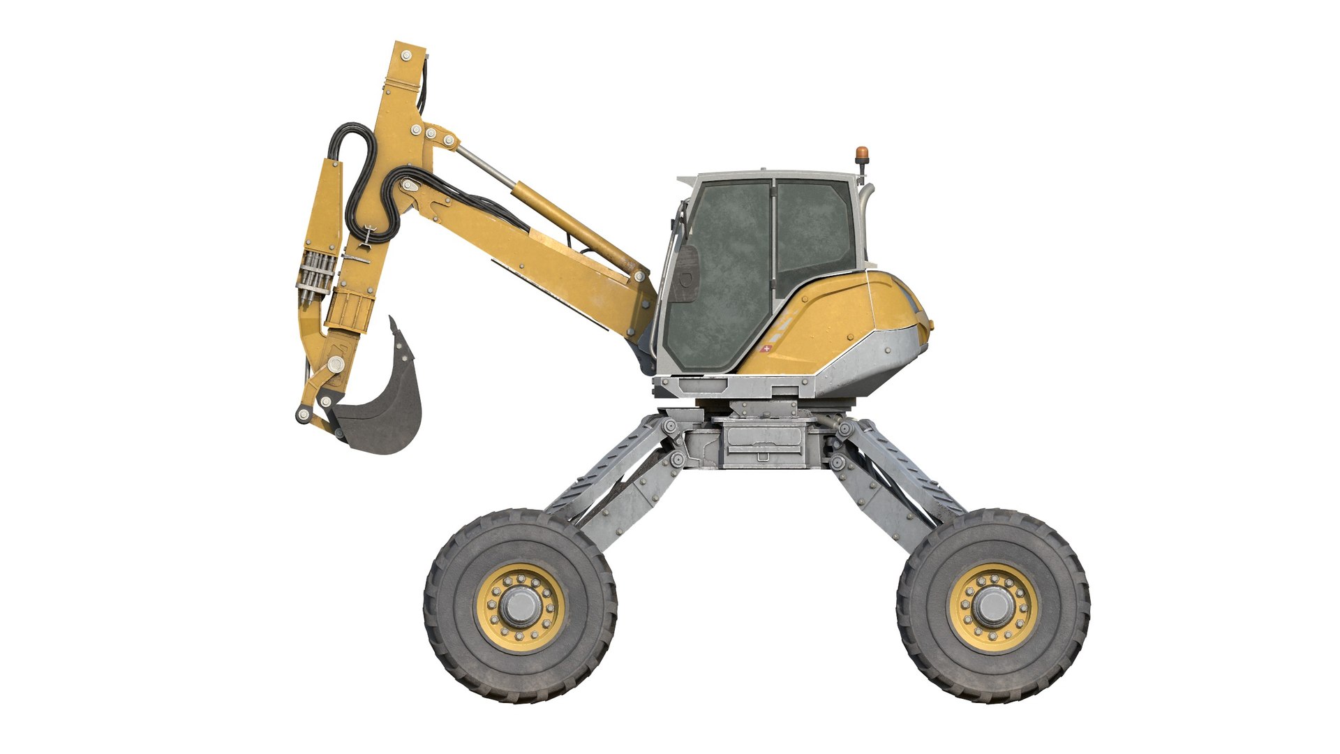 Menzi Muck M545x Spider Excavator 3D Model - TurboSquid 2241261