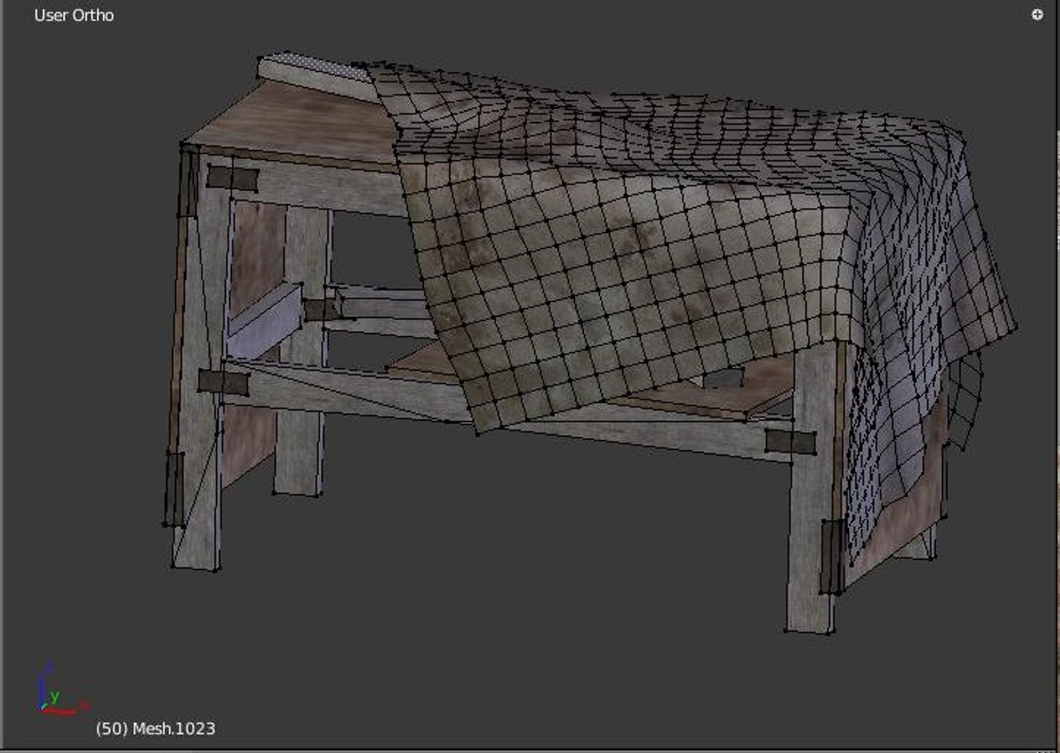 3d Model Table Tarp