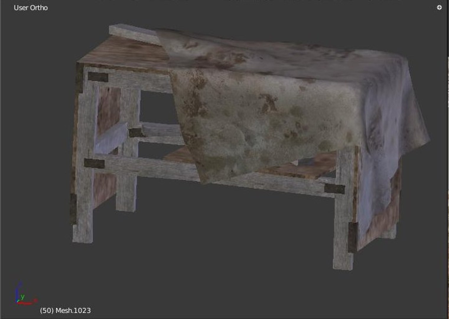 3d Model Table Tarp