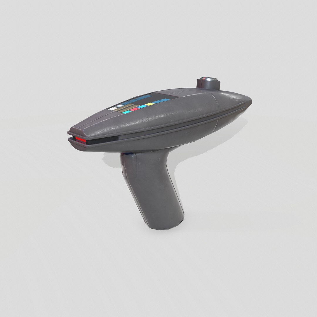 Star Trek Phaser Gun 3D Model - TurboSquid 1551450