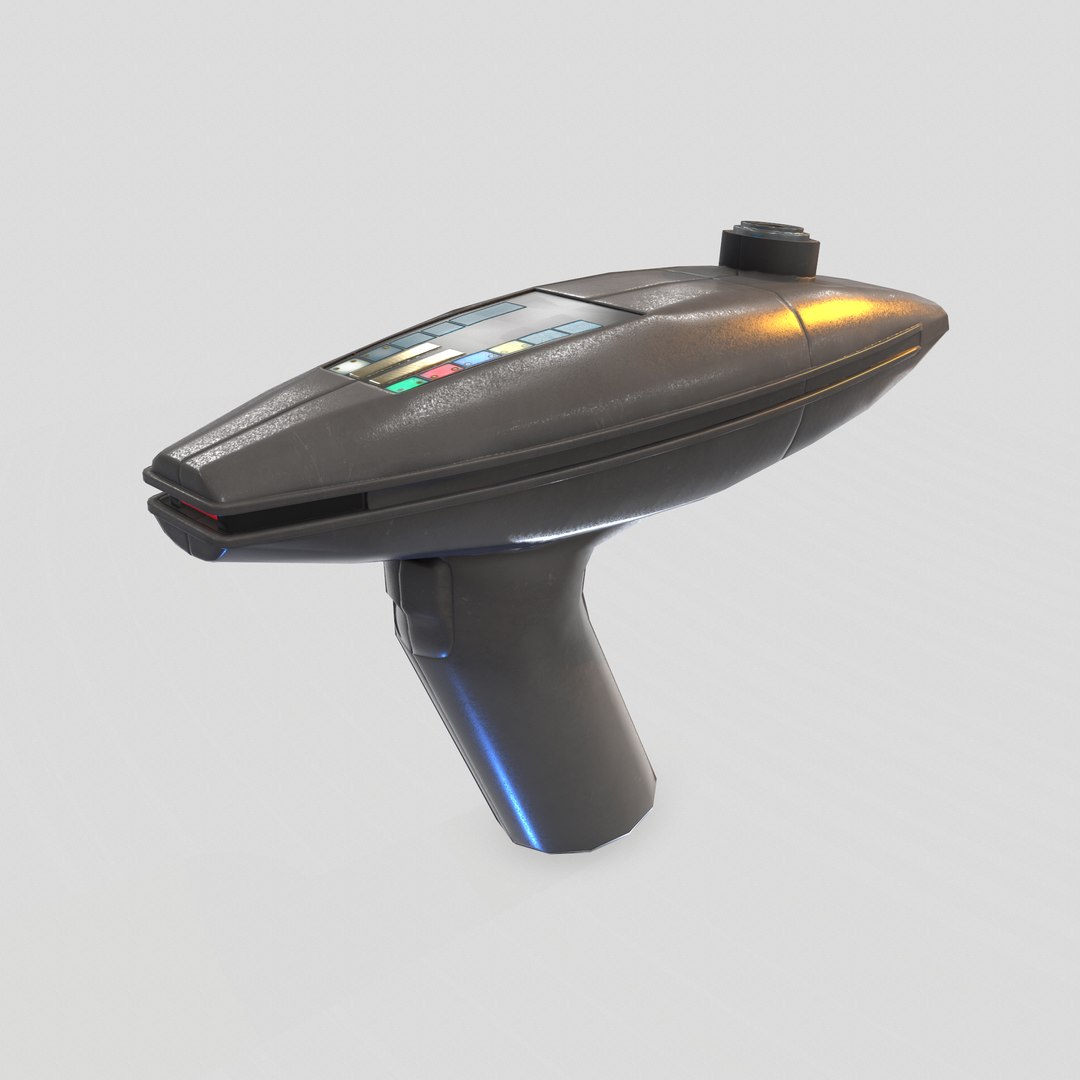 Star Trek Phaser Gun 3D Model - TurboSquid 1551450