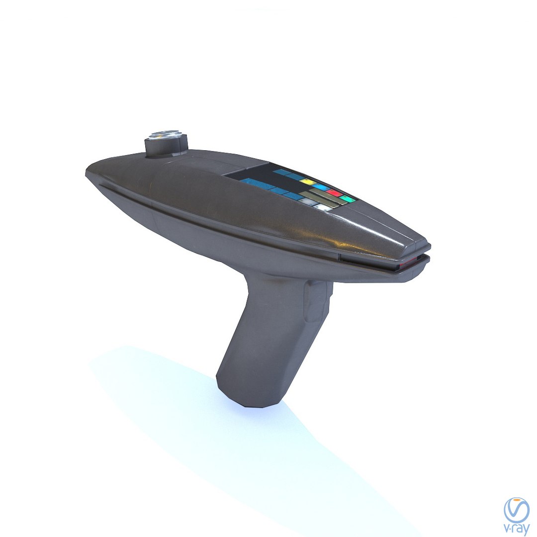 Star Trek Phaser Gun 3D Model - TurboSquid 1551450
