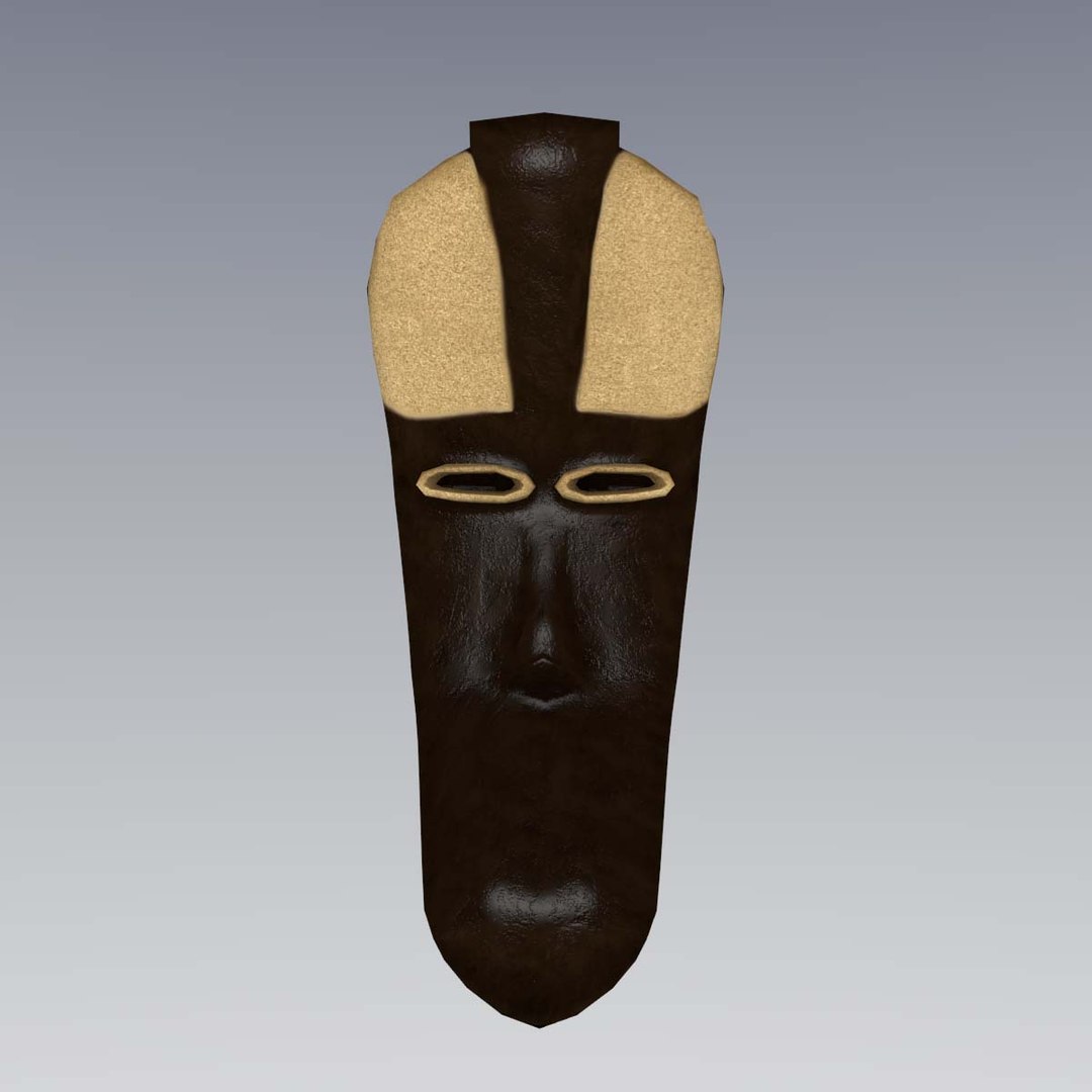 3D African Mask - TurboSquid 1292740