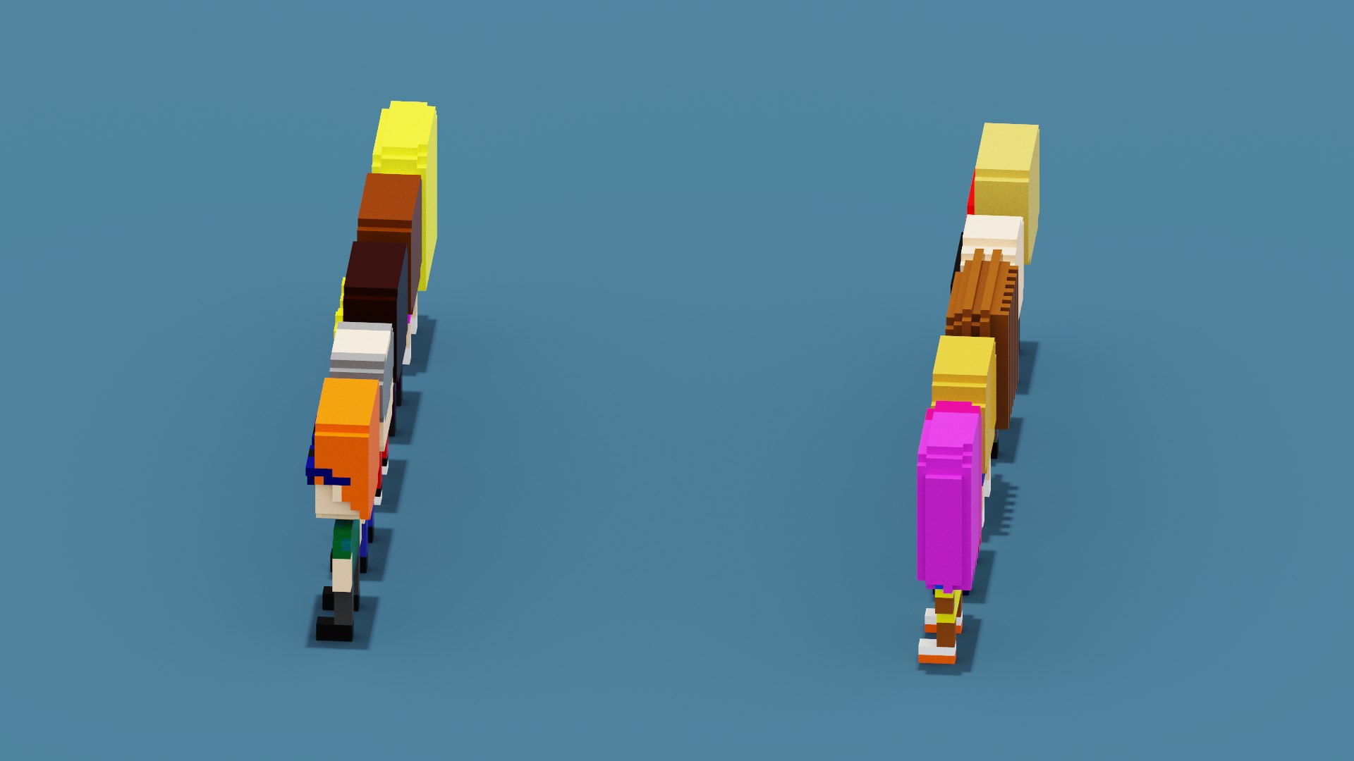 Voxel Character Collection 3D model - TurboSquid 2025217