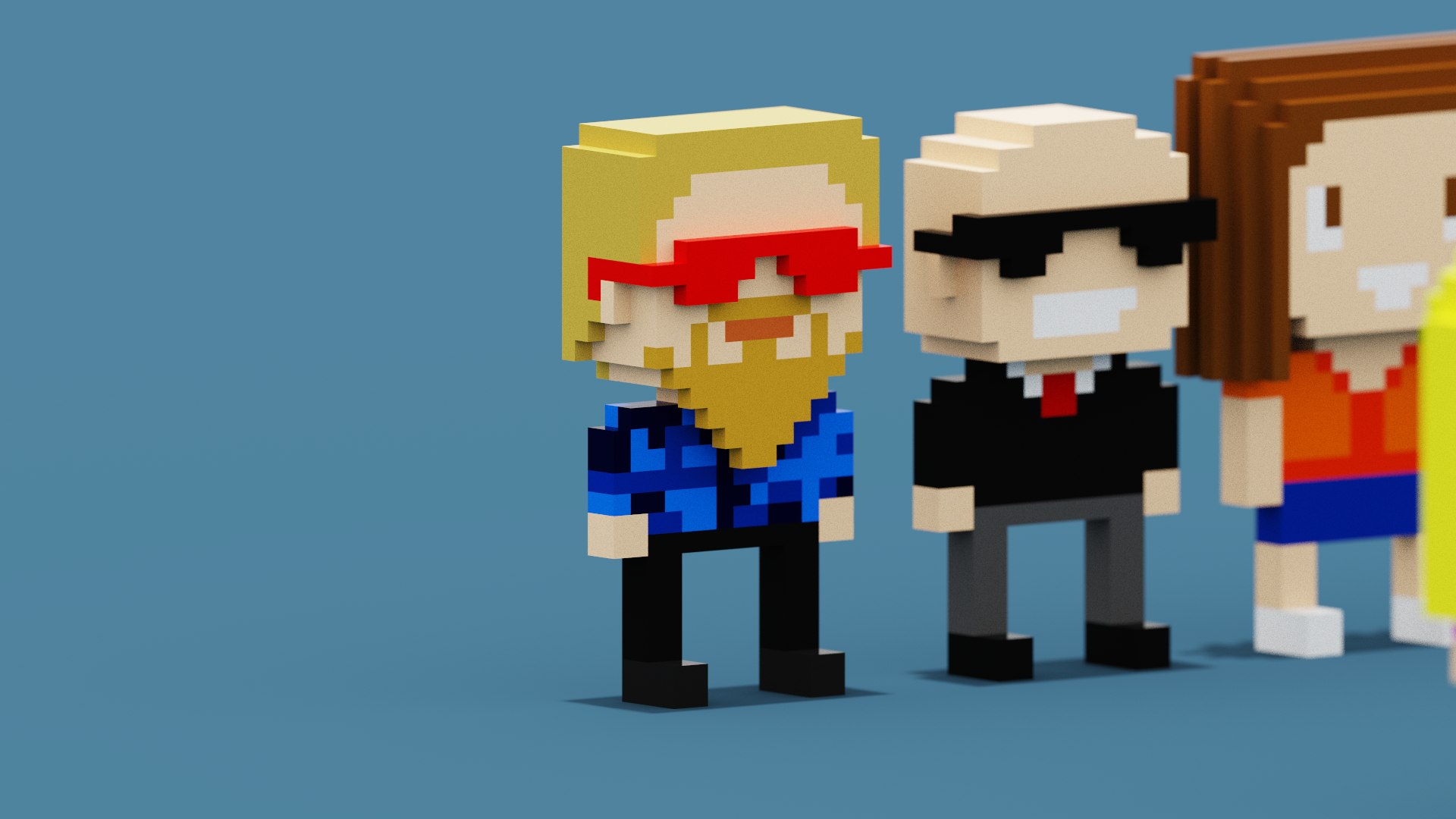 Voxel Character Collection 3D model - TurboSquid 2025217
