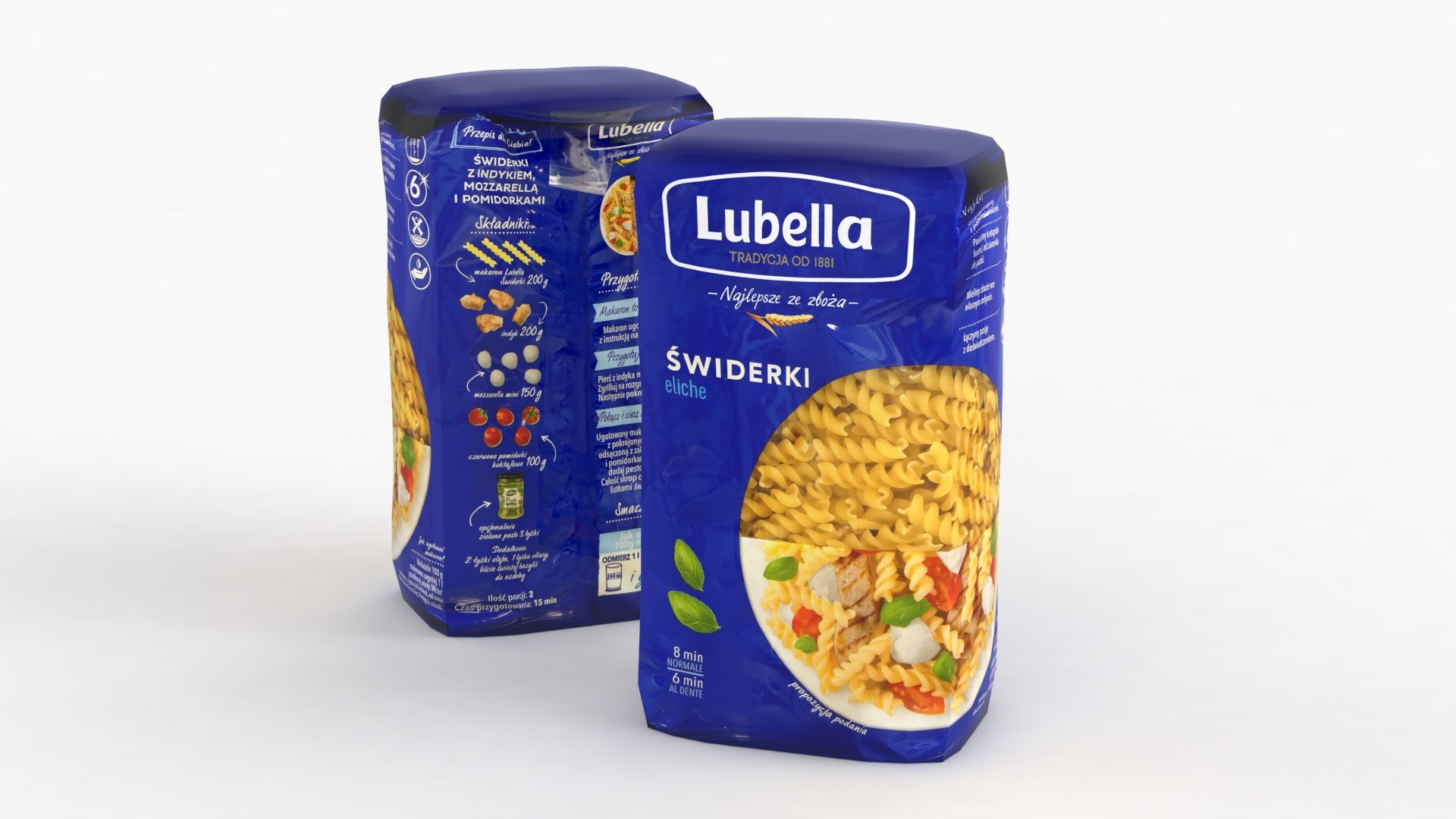 Lubella Pasta Eliche Fusilli 400g 2023 3D model - TurboSquid 2038489