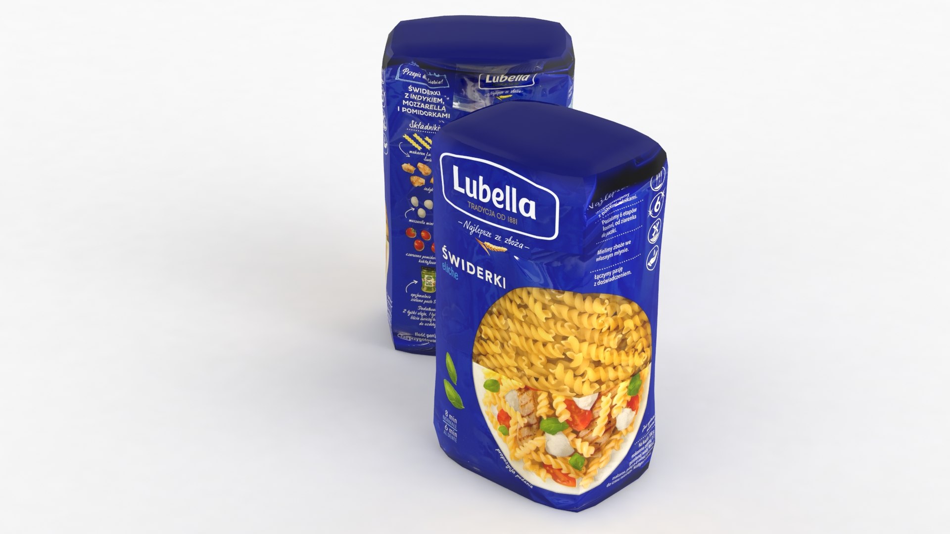 Lubella Pasta Eliche Fusilli 400g 2023 3D model - TurboSquid 2038489