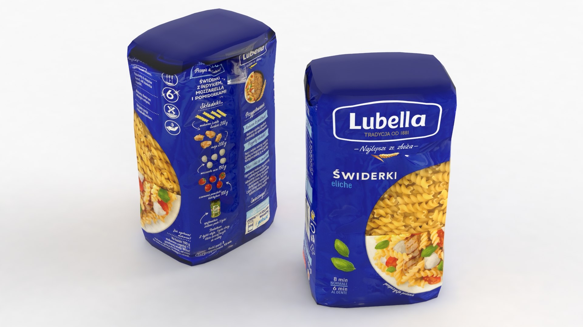 Lubella Pasta Eliche Fusilli 400g 2023 3D model - TurboSquid 2038489