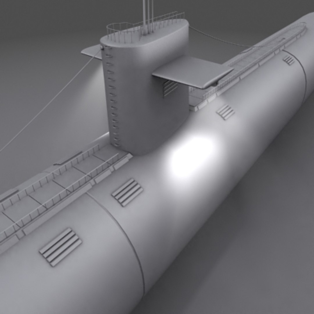 3d Submarine Model