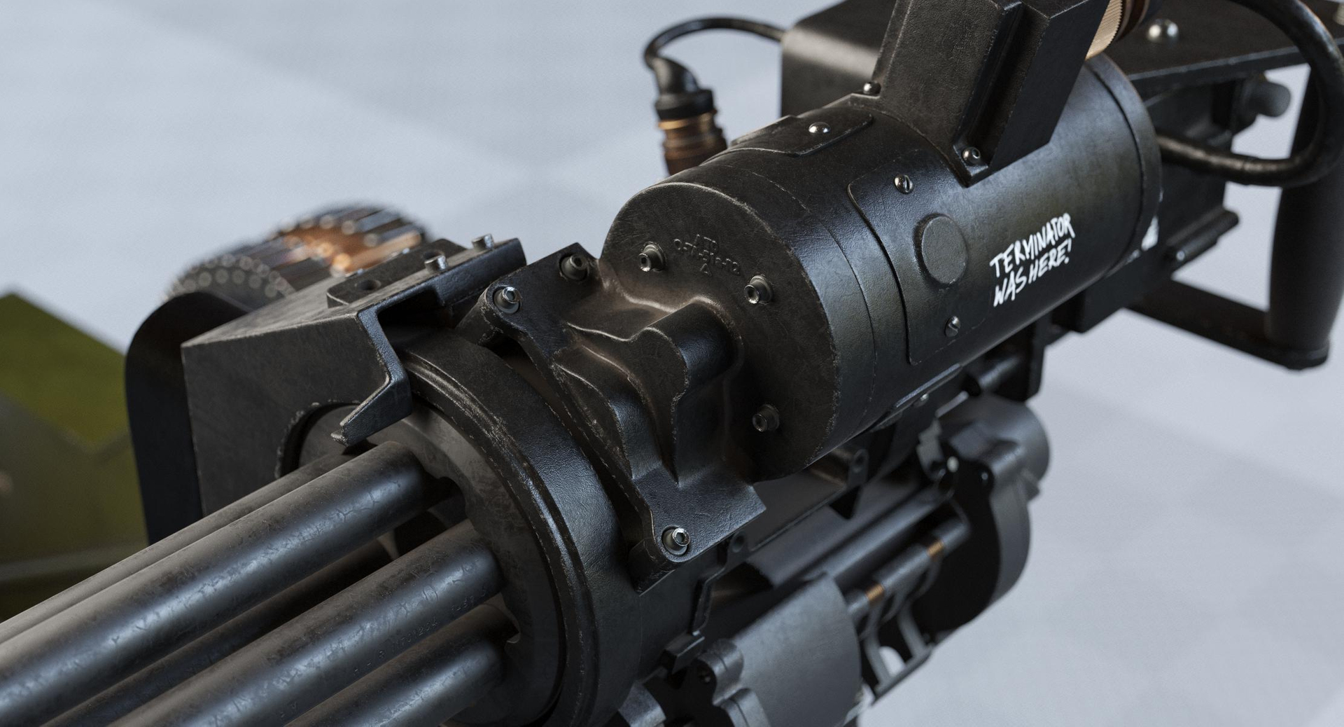 Minigun gun 3D - TurboSquid 1410589