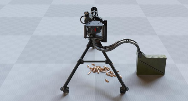 Minigun gun 3D - TurboSquid 1410589