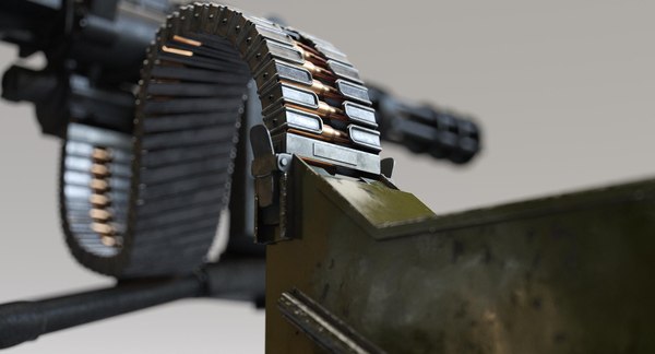 Minigun gun 3D - TurboSquid 1410589
