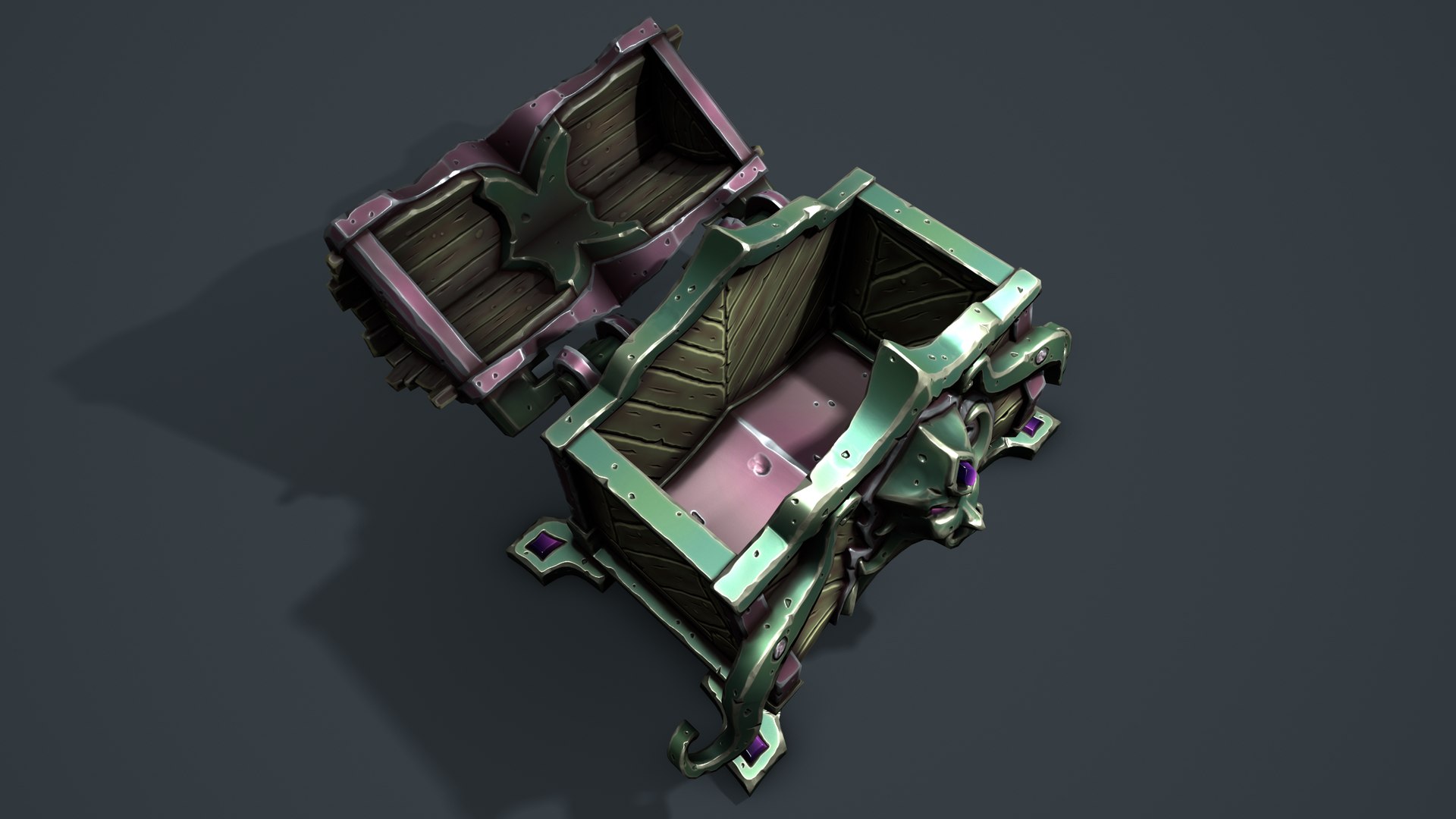 Ancient chest model - TurboSquid 2020080