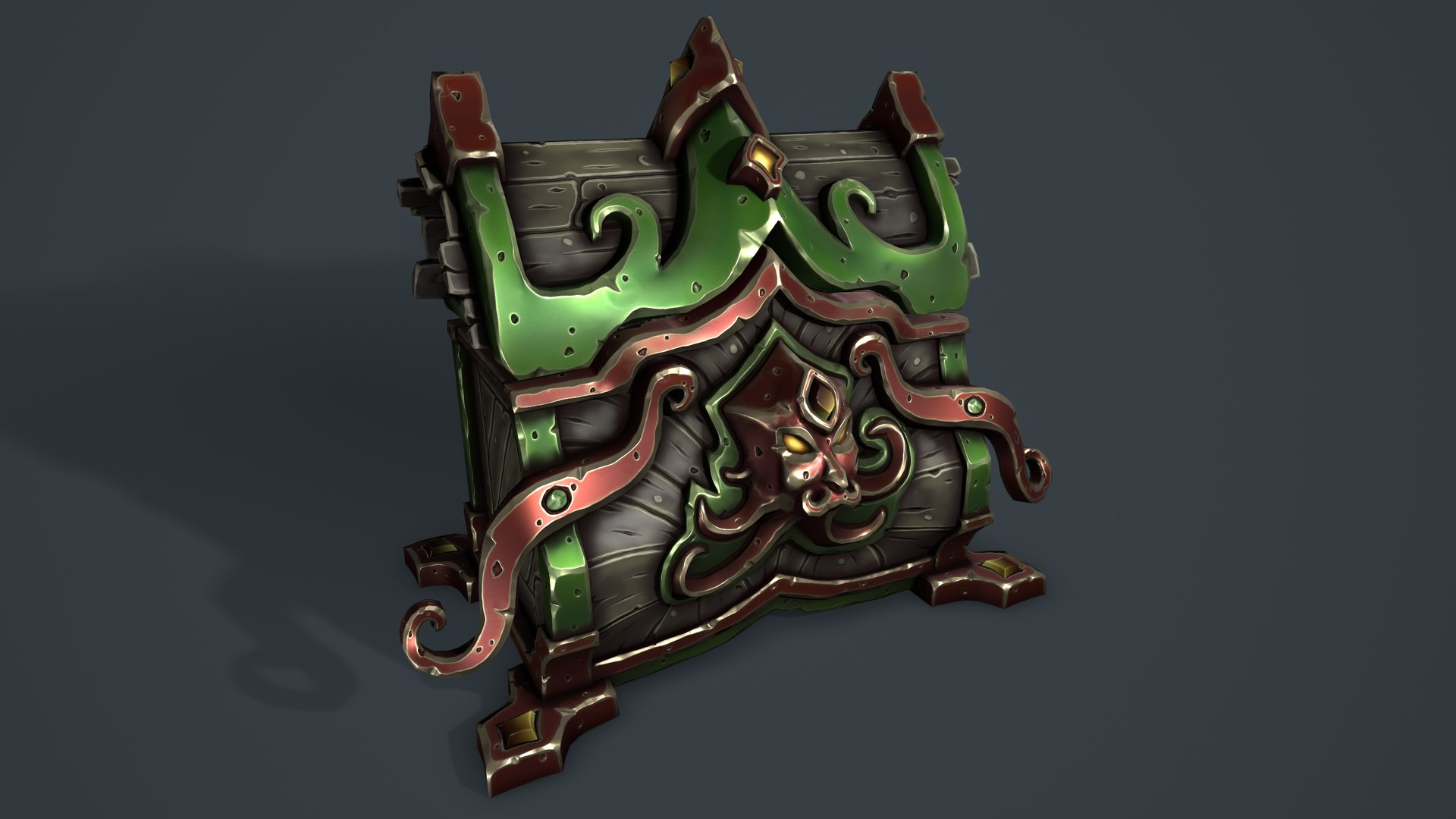 Ancient chest model - TurboSquid 2020080