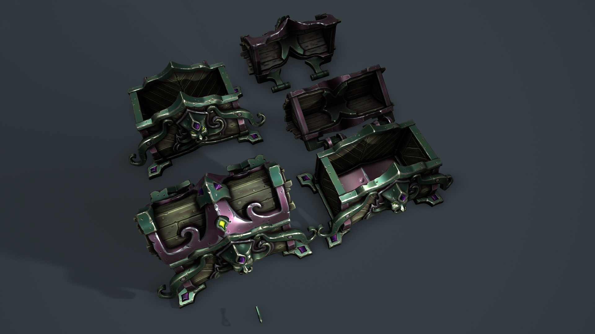 Ancient chest model - TurboSquid 2020080