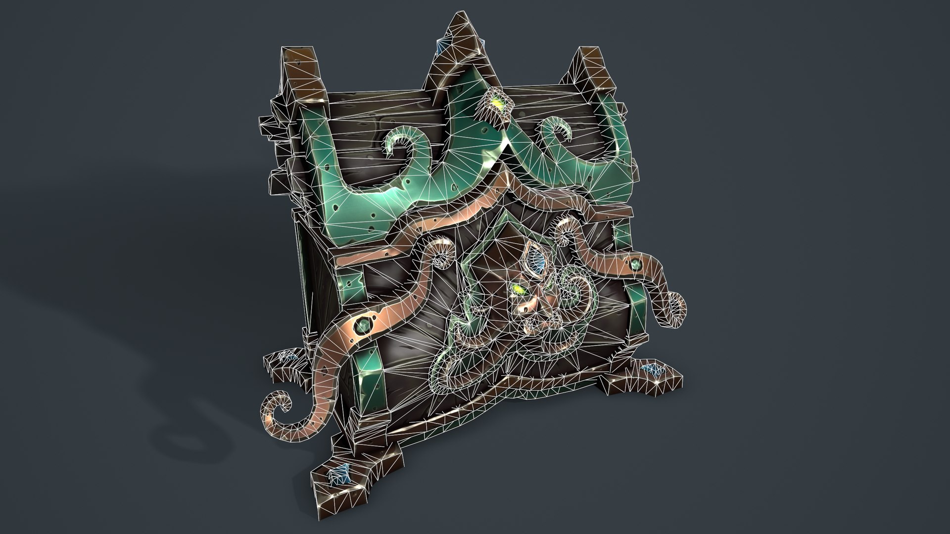 Ancient chest model - TurboSquid 2020080