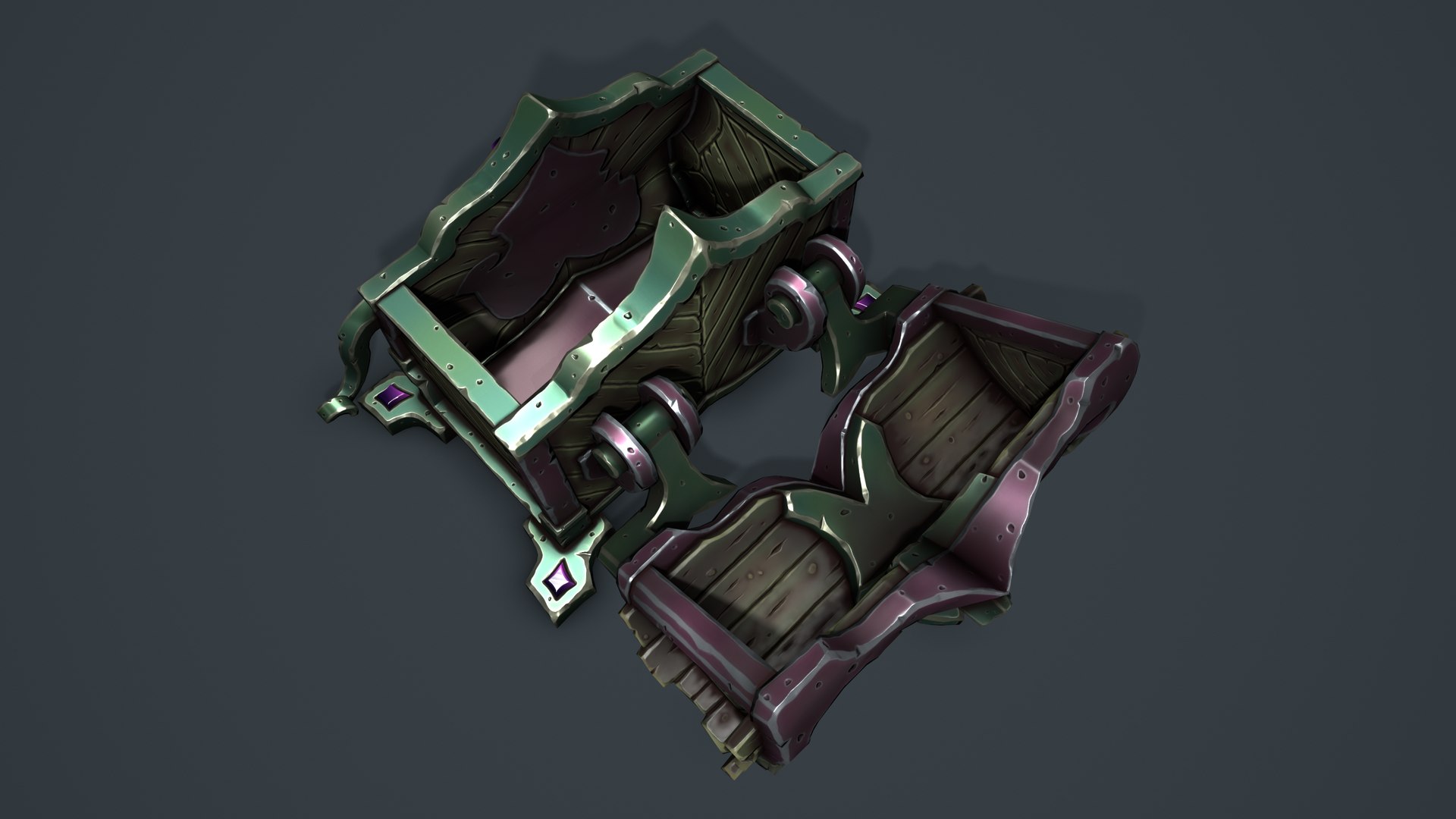 Ancient chest model - TurboSquid 2020080