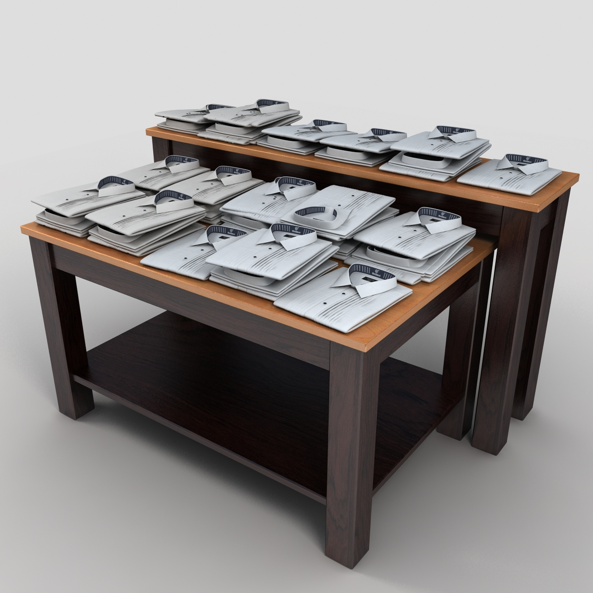 mens dress clothing displays 3d model