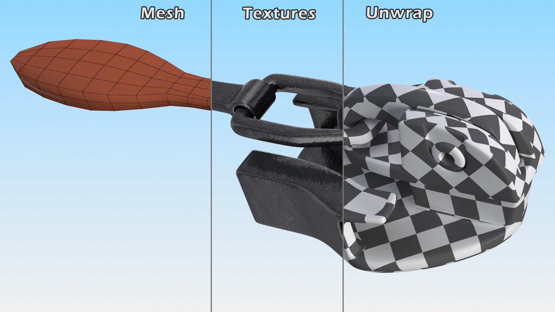 3D Zipper Sliders Collection - TurboSquid 1979433