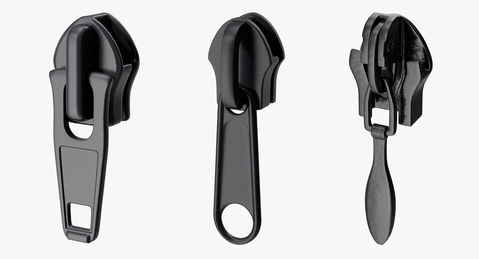 3D Zipper Sliders Collection - TurboSquid 1979433