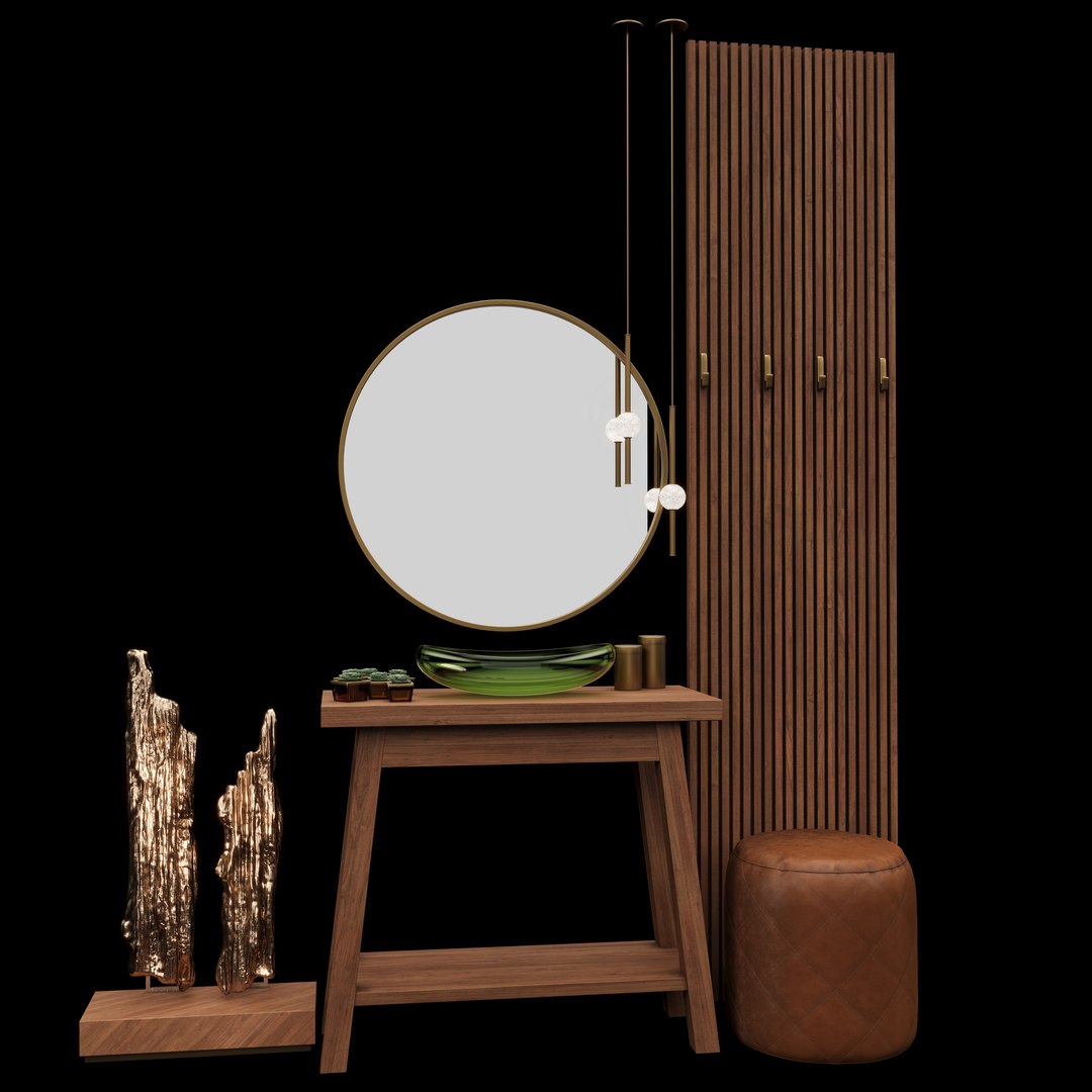 Hallway For Small Area - Mini Hall 3D - TurboSquid 2165702