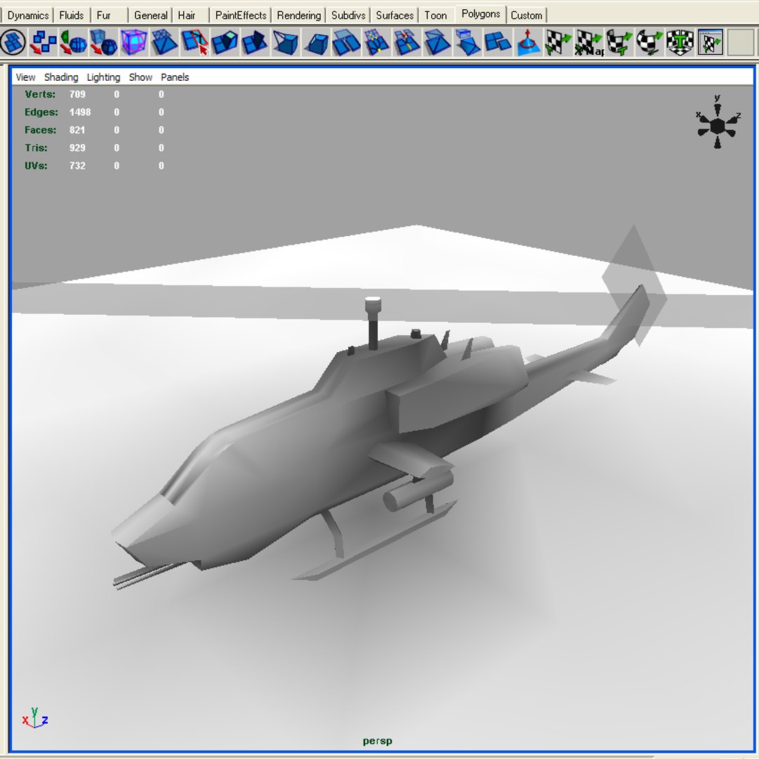 3d Gunship Helicopter Cobras Model