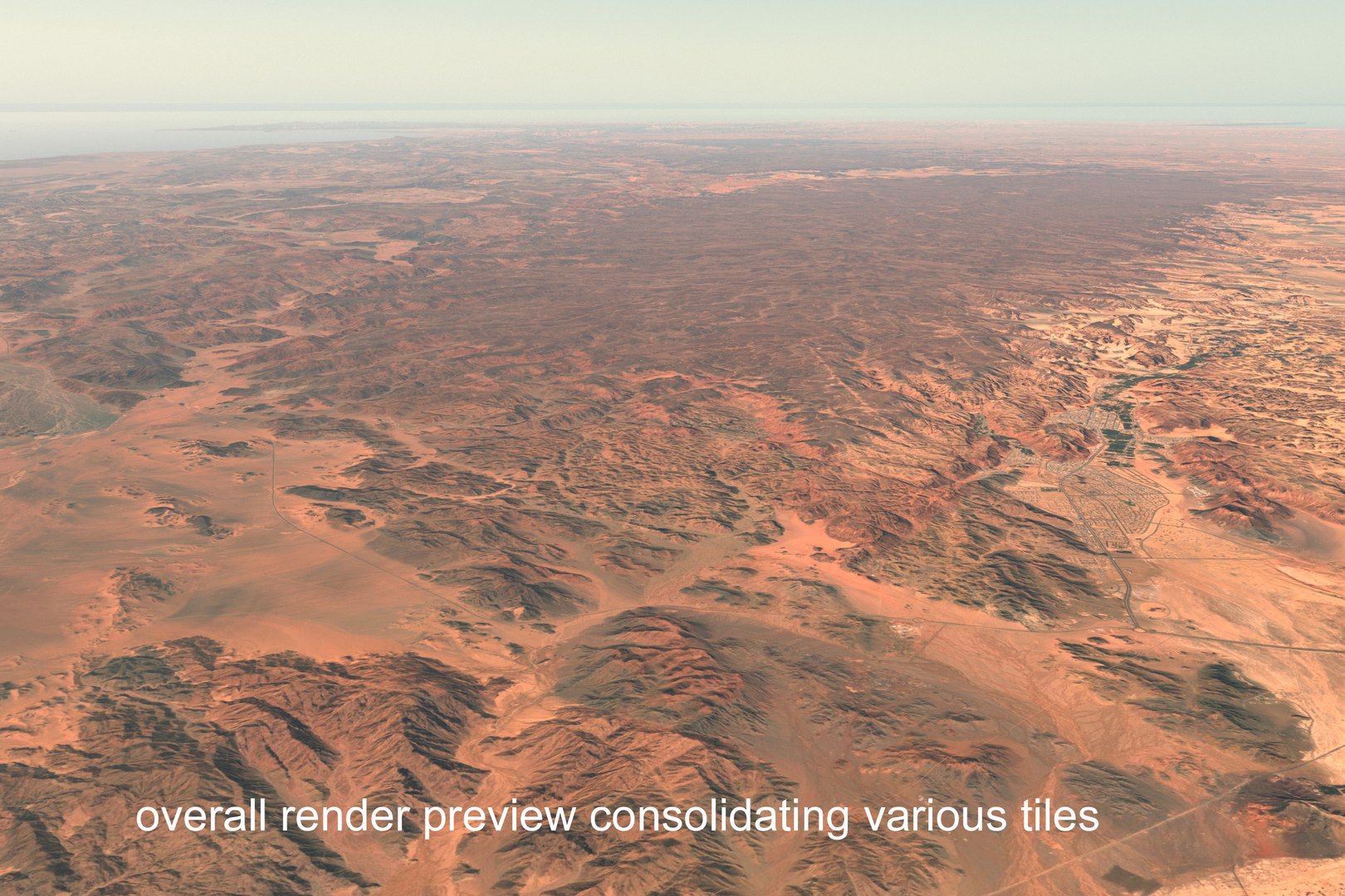 3D NEOM City N26 E39 Topography Saudi Arabia Model - TurboSquid 1791483