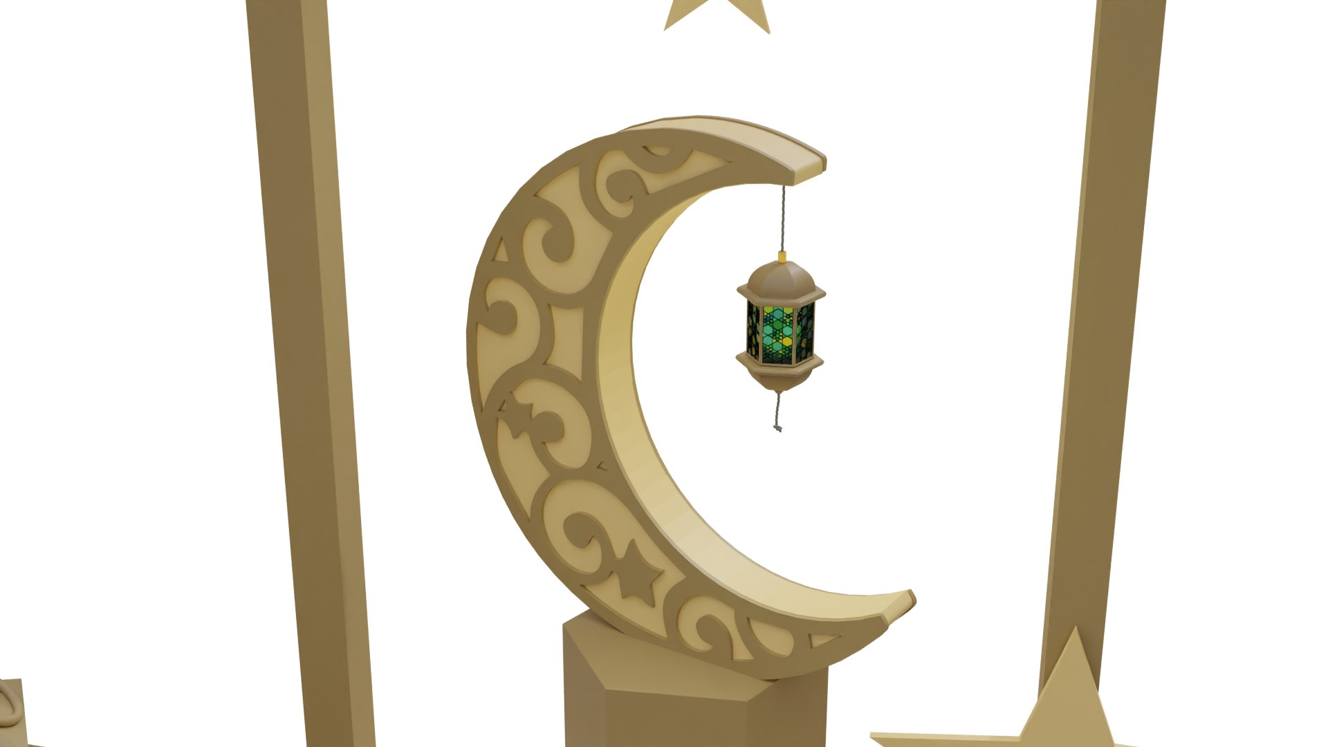 3D Ramadan decoration - TurboSquid 2031770