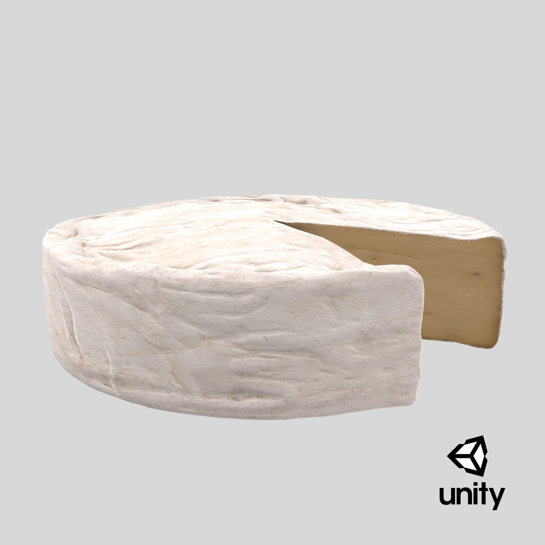 3D brie cheese wheel cut - TurboSquid 1165767