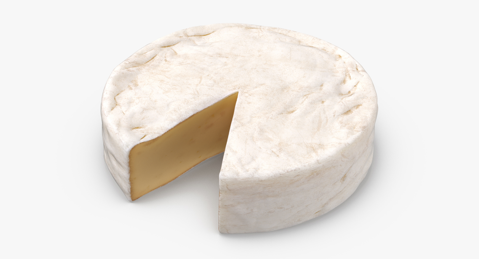3D brie cheese wheel cut - TurboSquid 1165767