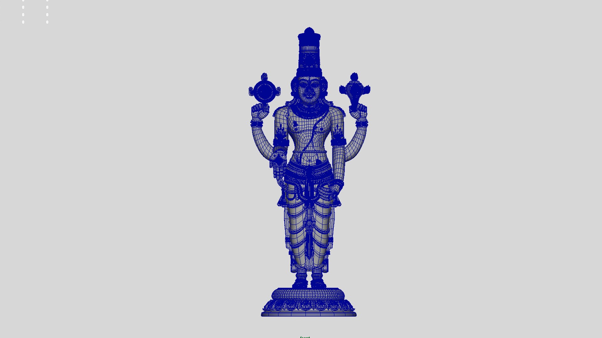 Tirupati Venkateswara Balaji 3D Model - TurboSquid 1979386