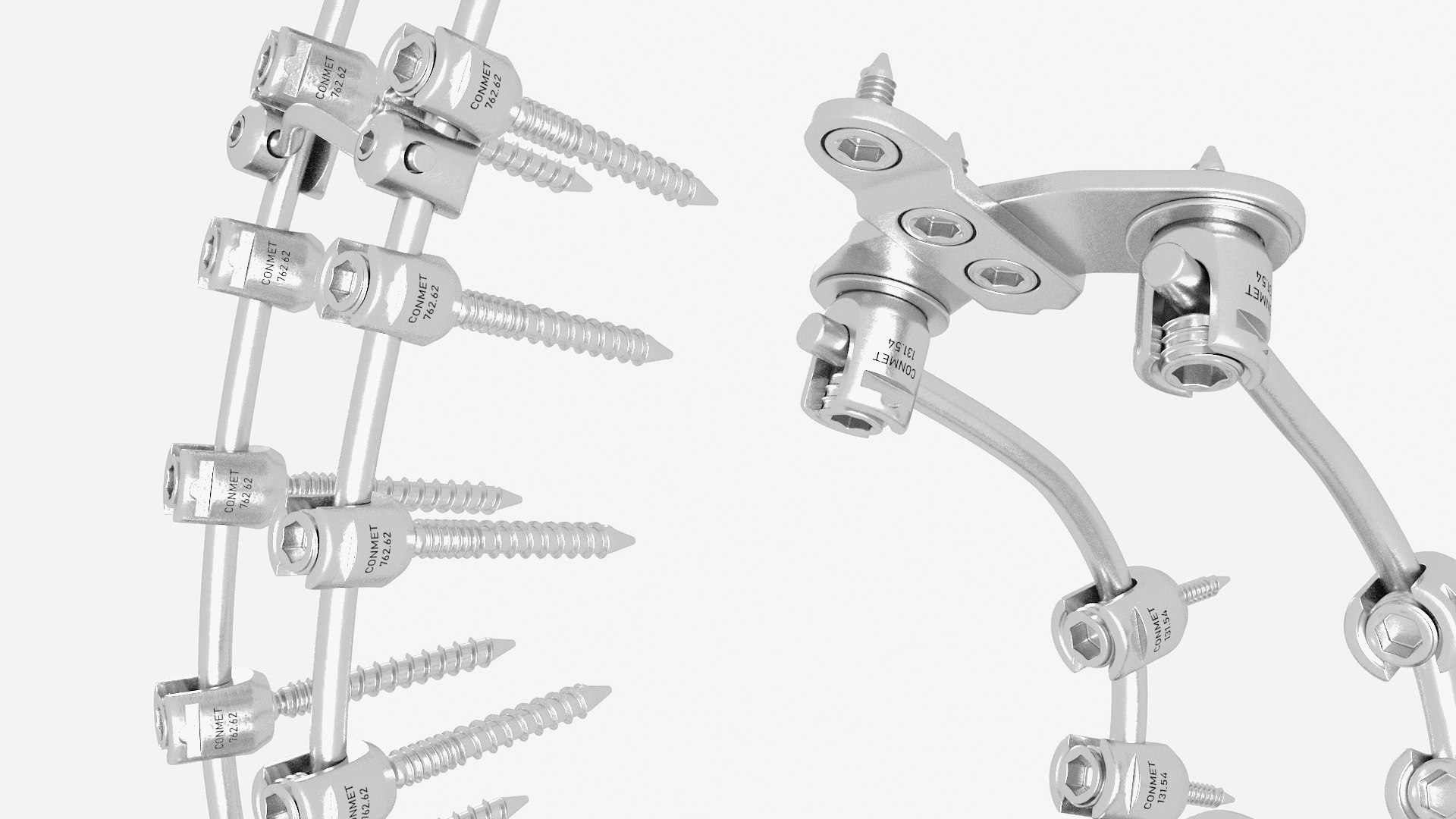 3D Model Spine Fixation System - TurboSquid 2205497