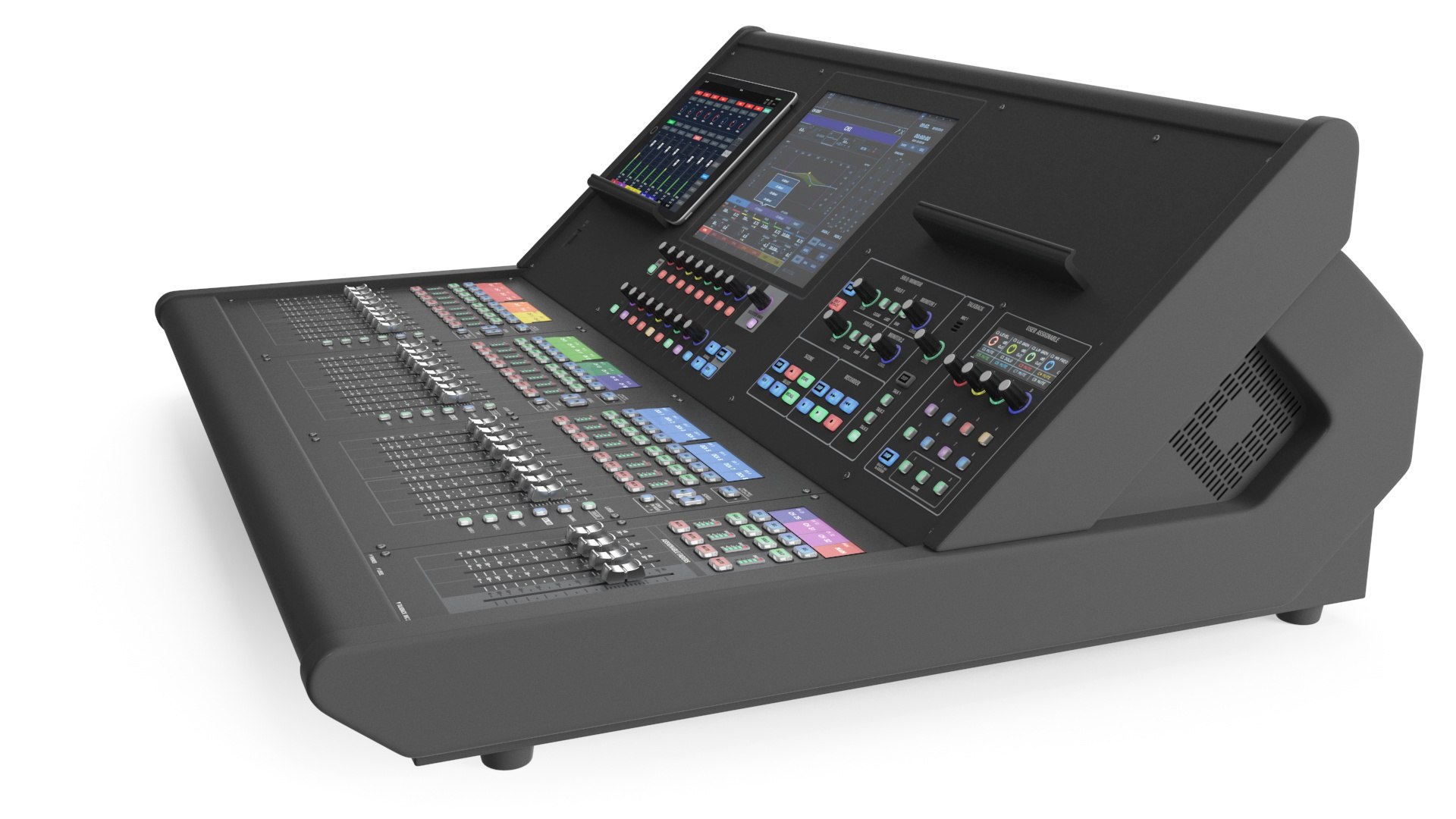 Live Mixing Console Grey Lights On 3D Model - TurboSquid 2259020