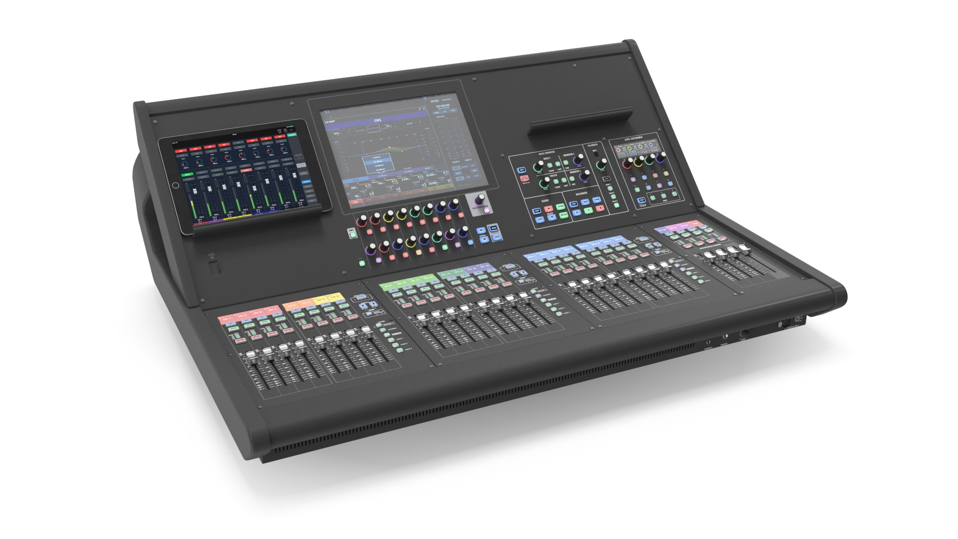 Live Mixing Console Grey Lights On 3D Model - TurboSquid 2259020