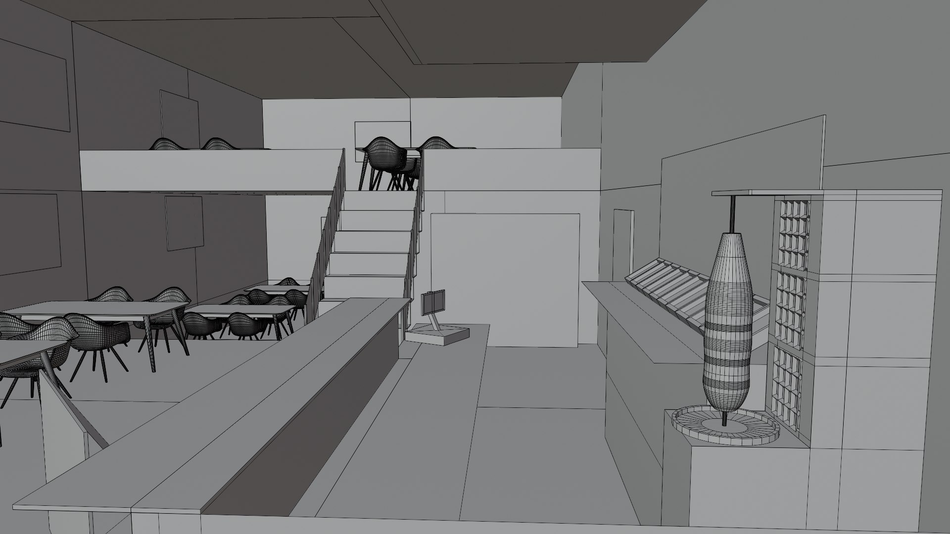 Doner Restaurant Interior 3D Model - TurboSquid 2140772