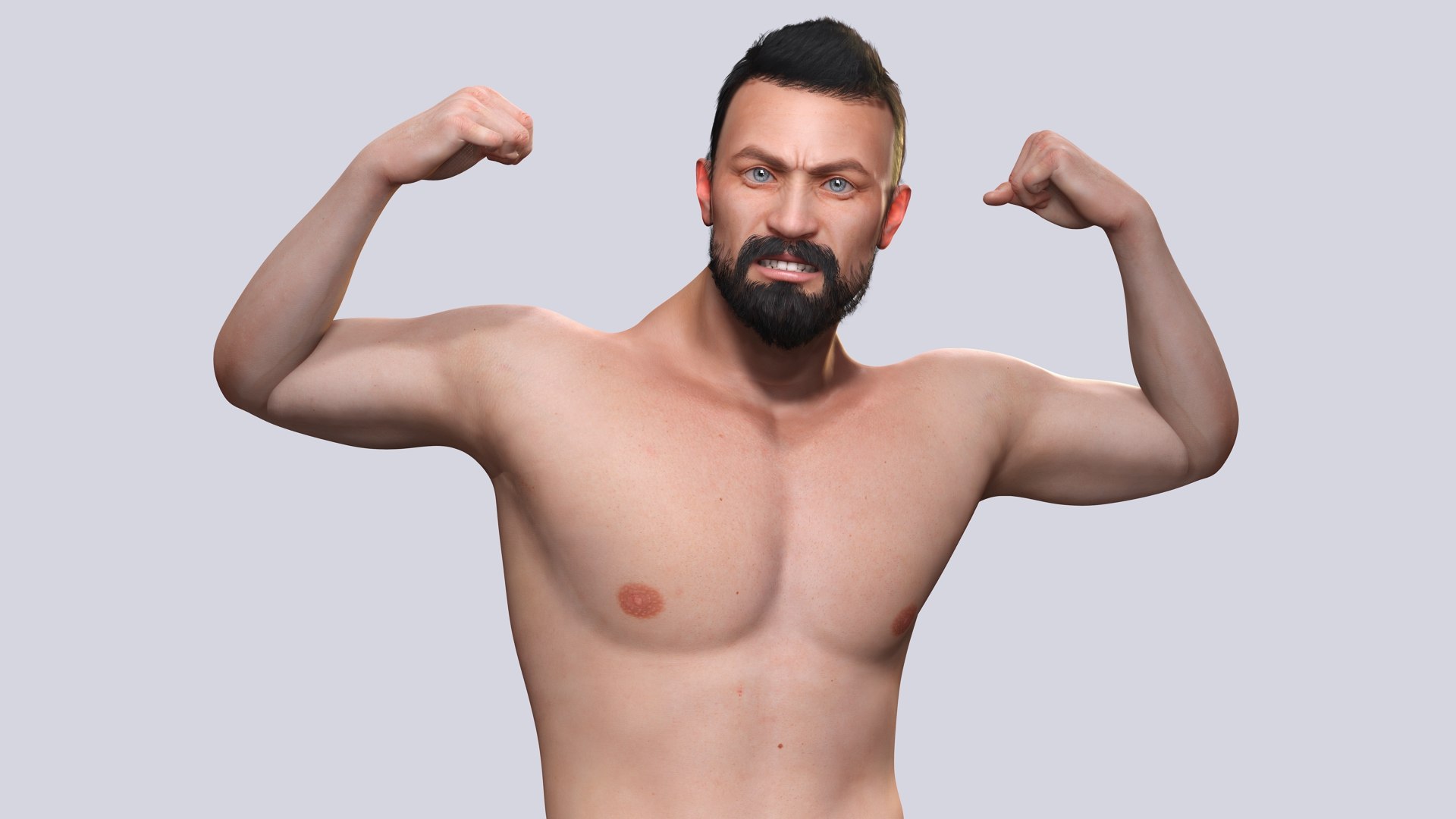 3D Realistic Athletic Body Man - TurboSquid 2230953