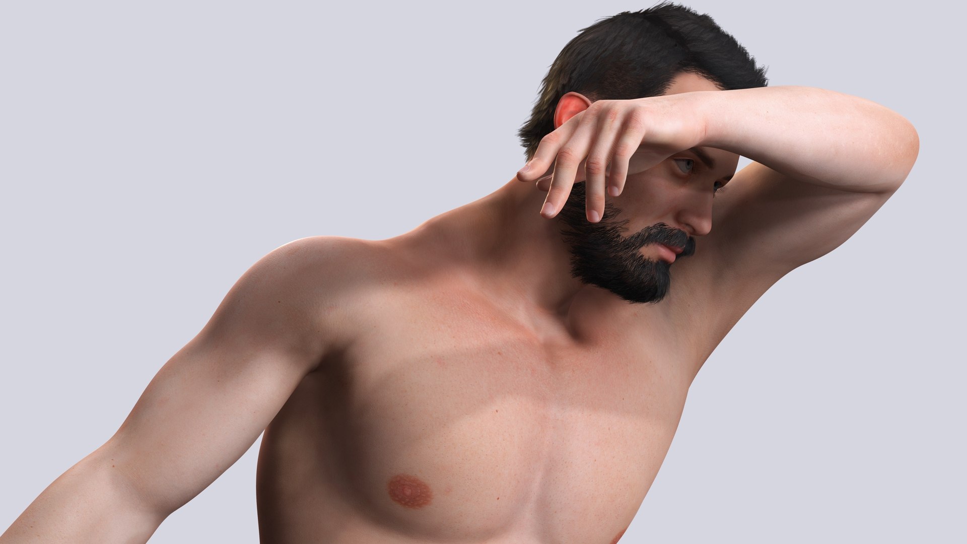 3D Realistic Athletic Body Man - TurboSquid 2230953