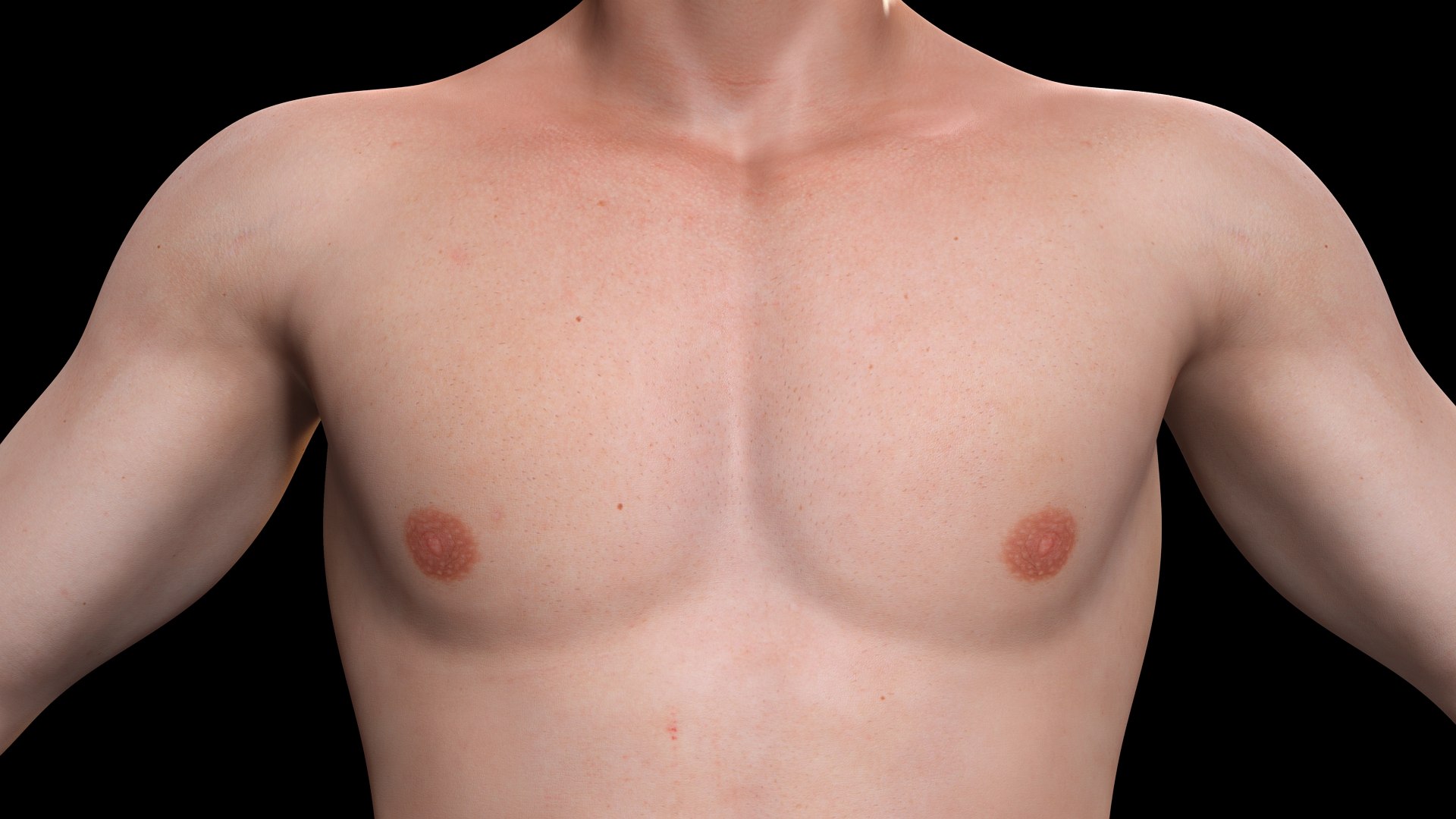 3D Realistic Athletic Body Man - TurboSquid 2230953