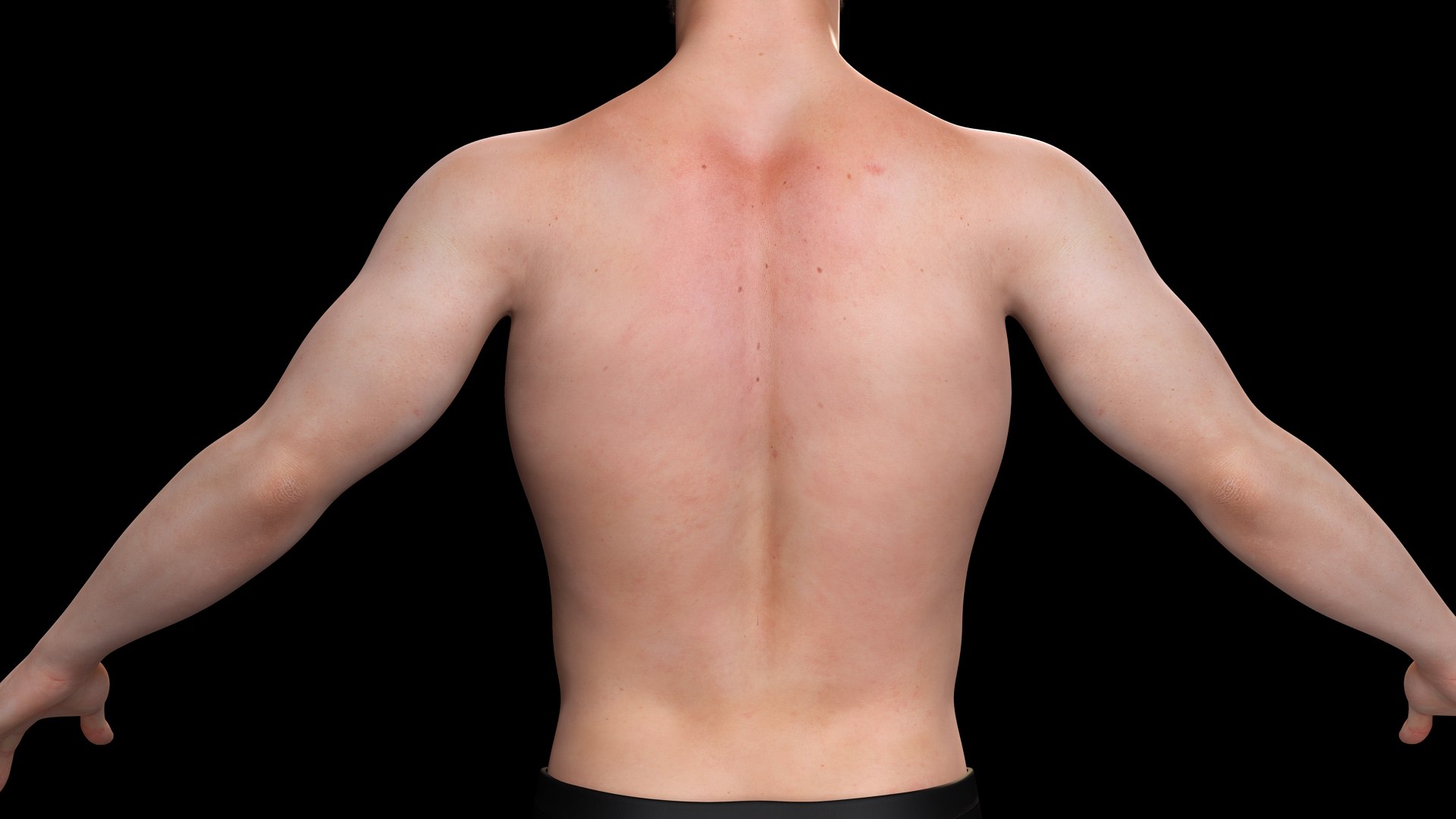 3D Realistic Athletic Body Man - TurboSquid 2230953