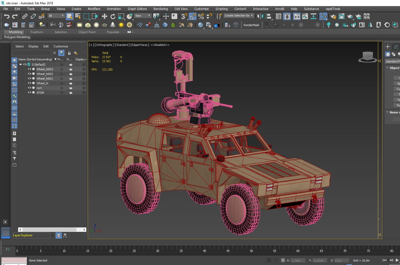 RST-V Shadow Hybrid Tactical Vehicle 3D - TurboSquid 2300941