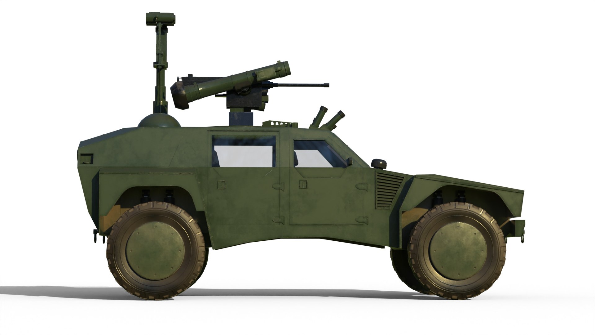 RST-V Shadow Hybrid Tactical Vehicle 3D - TurboSquid 2300941