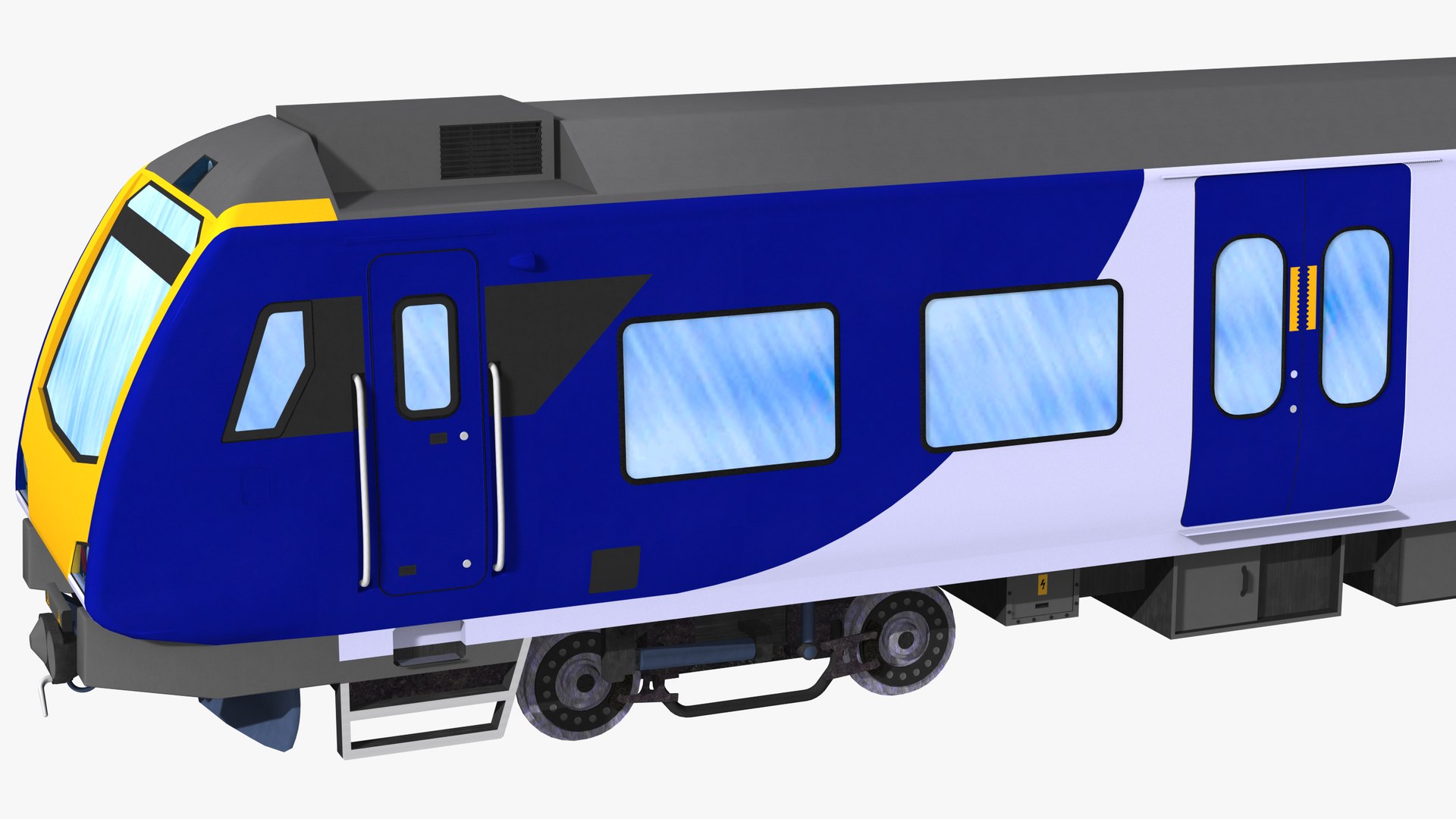 British Rail Class 331 Electric Passenger Train 3D Model - TurboSquid ...