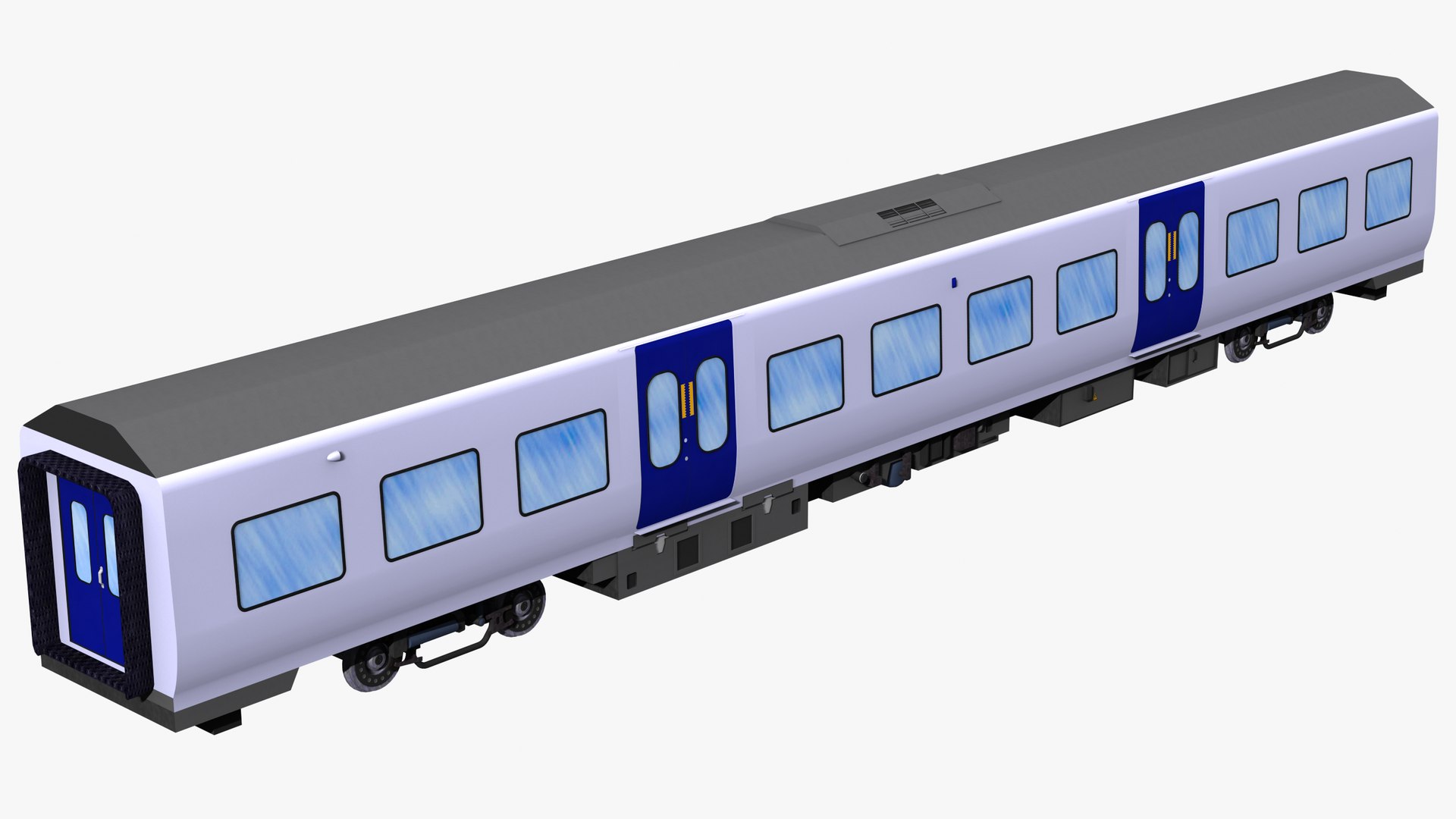 British Rail Class 331 Electric Passenger Train 3D Model - TurboSquid ...