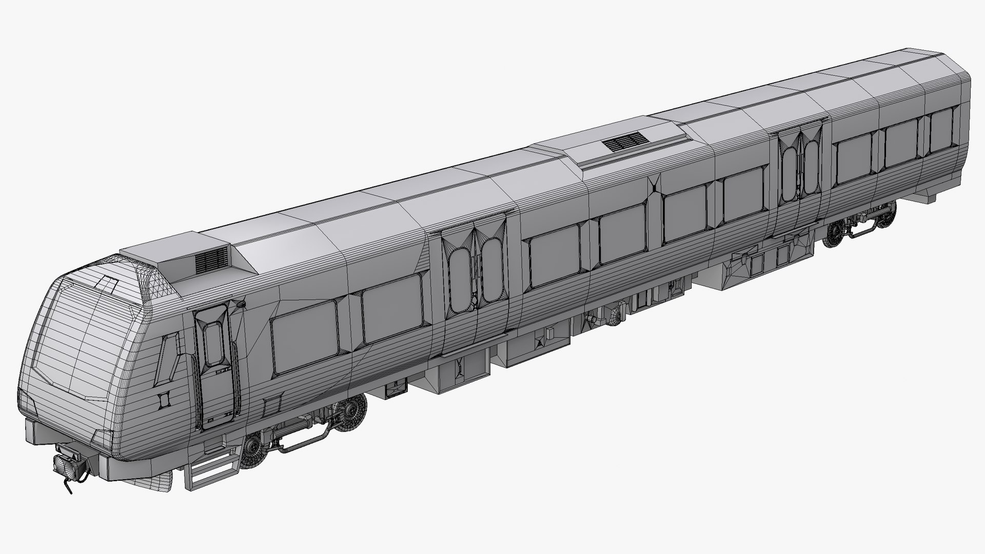 British Rail Class 331 Electric Passenger Train 3D Model - TurboSquid ...